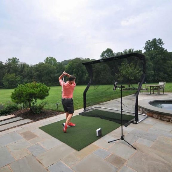 Net Return Pro Golf Practice and Multi-Sport Net · Real Feel Golf Mats
