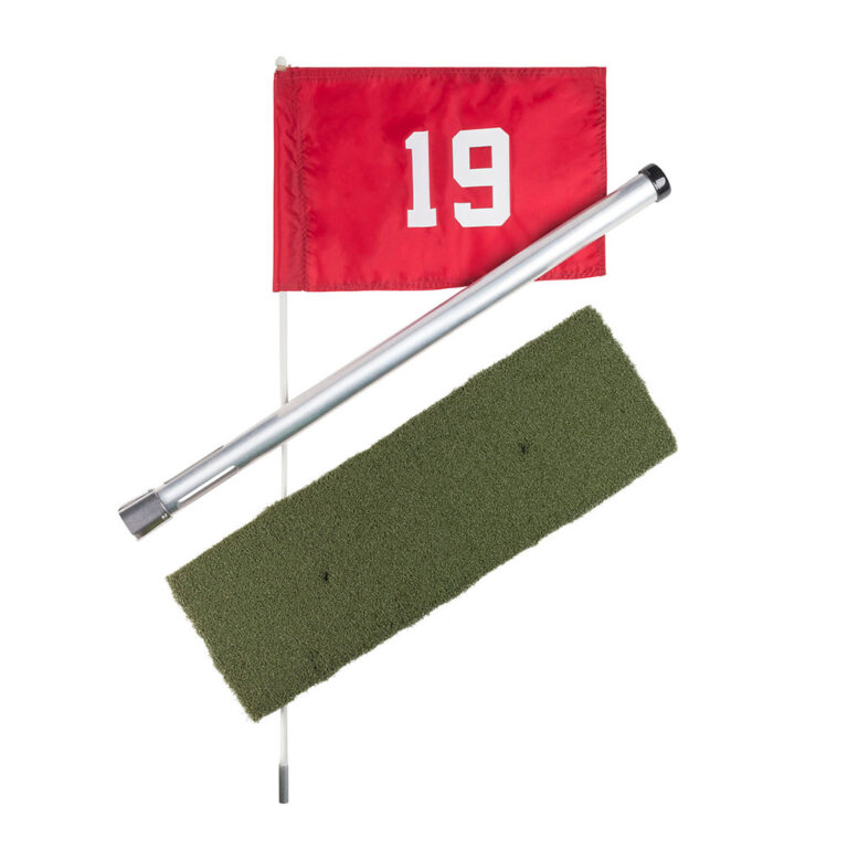 Turn & Lock™ Adjustable Practice Mat Tee Combo · Real Feel Golf Mats