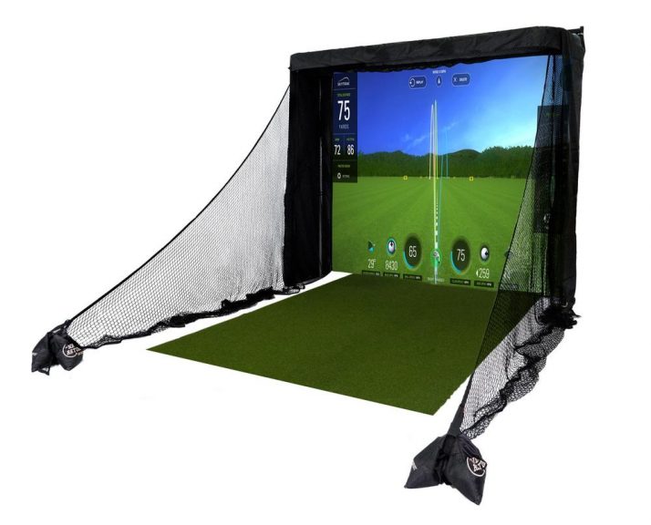 Net Return Simulator Bay 10 · Real Feel Golf Mats