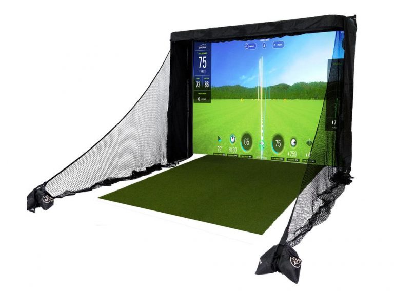Net Return Simulator Bay 12 · Real Feel Golf Mats